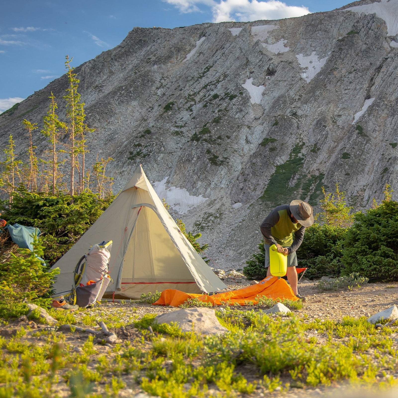 Gold Camp 3 Tarp Pyramid-Style Shelter | Big Agnes